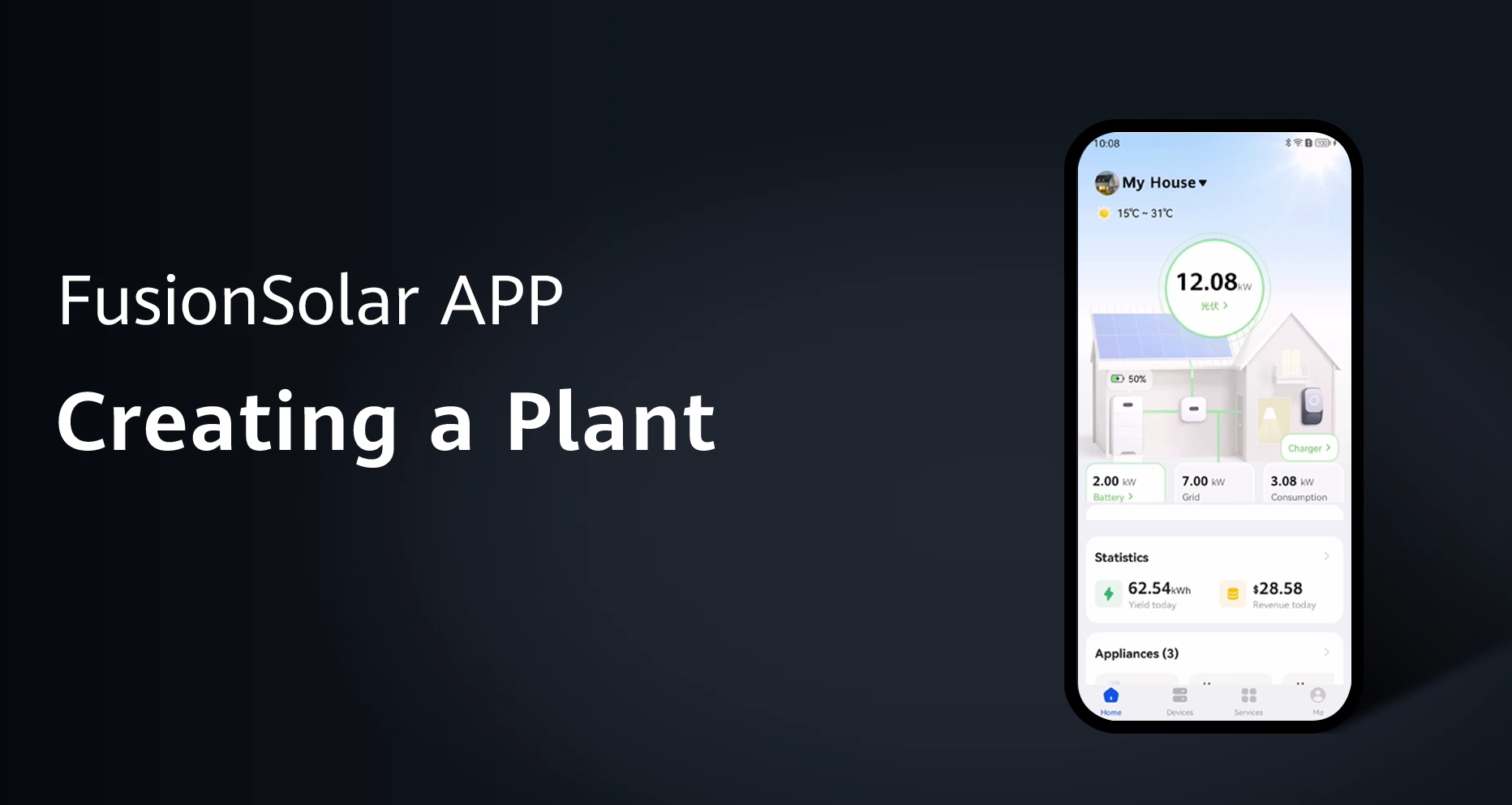 FusionSolar App Setup Wizard (Inverter)