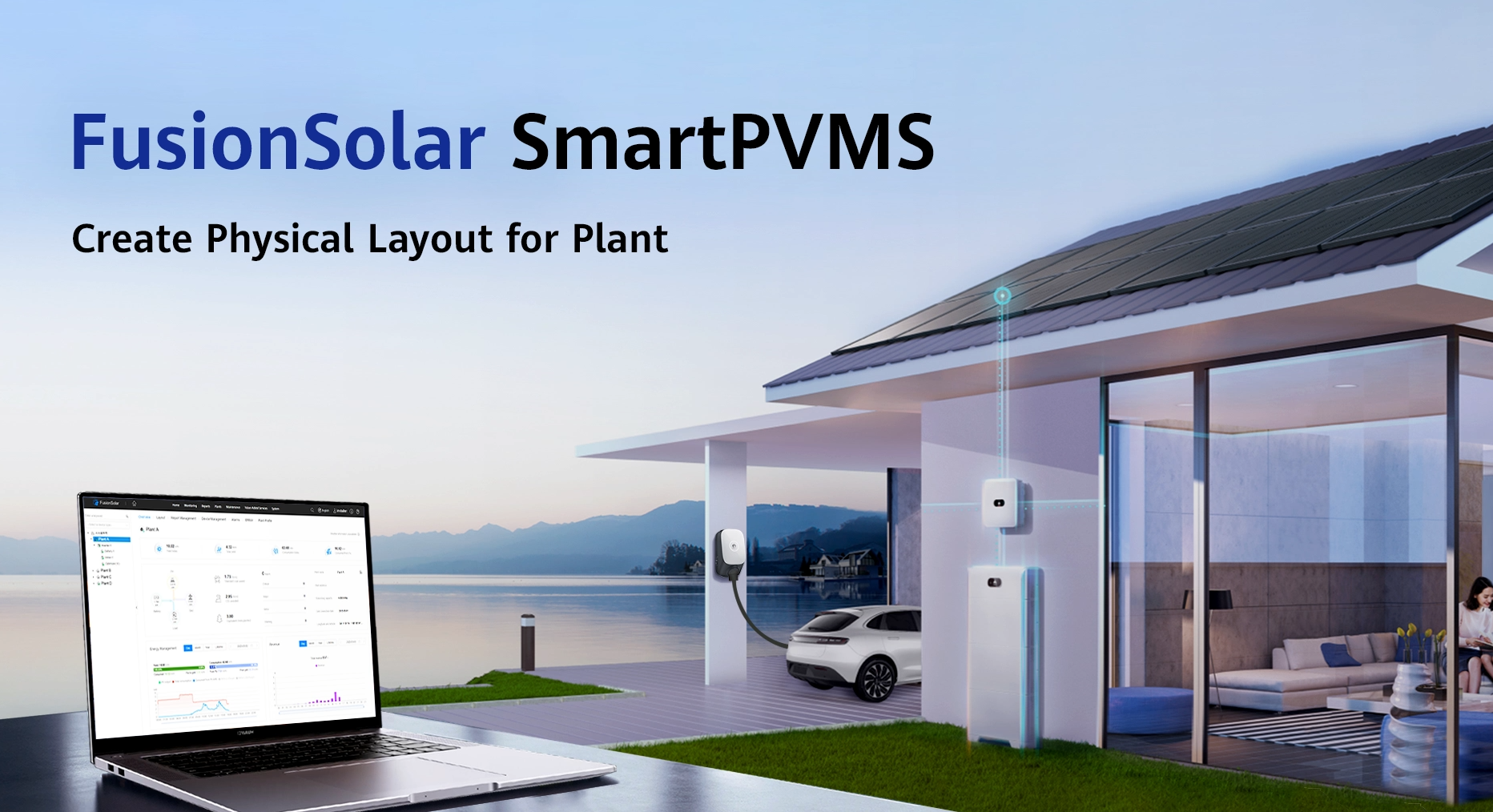 FusionSolar SmartPVMS-Create Physical Layout for Plant