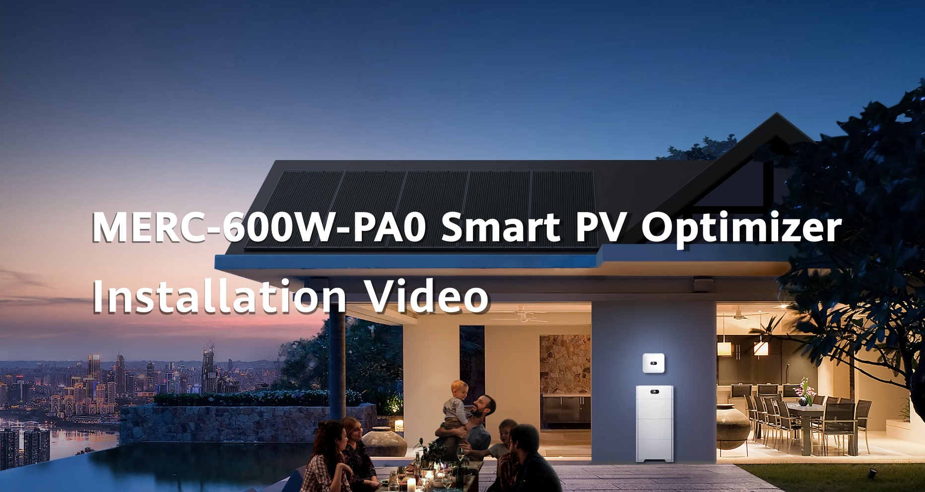 MERC-600W-PA0 Smart PV Optimizer Installation Video