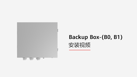 Backup Box-(B0, B1) 安装视频