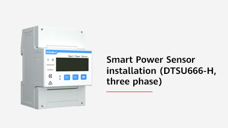 Smart Power Sensor installation (DDSU666-H, single phase)