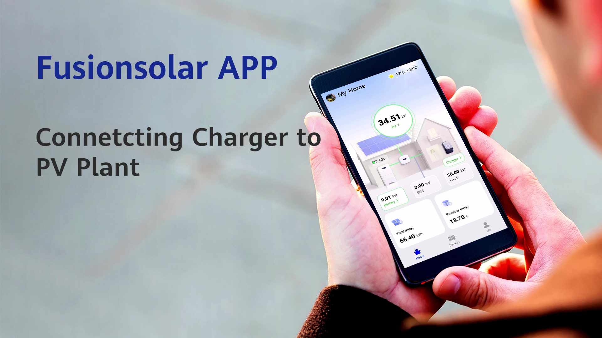FusionSolar App-Connecting Charger to PV Plant